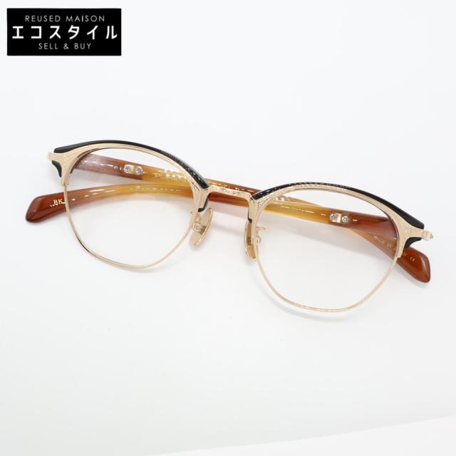 Ptolemy48 トレミーフォーティエイト 眼鏡 48□21 145 ゴールド/ブラック/ブラウン系 メンズ