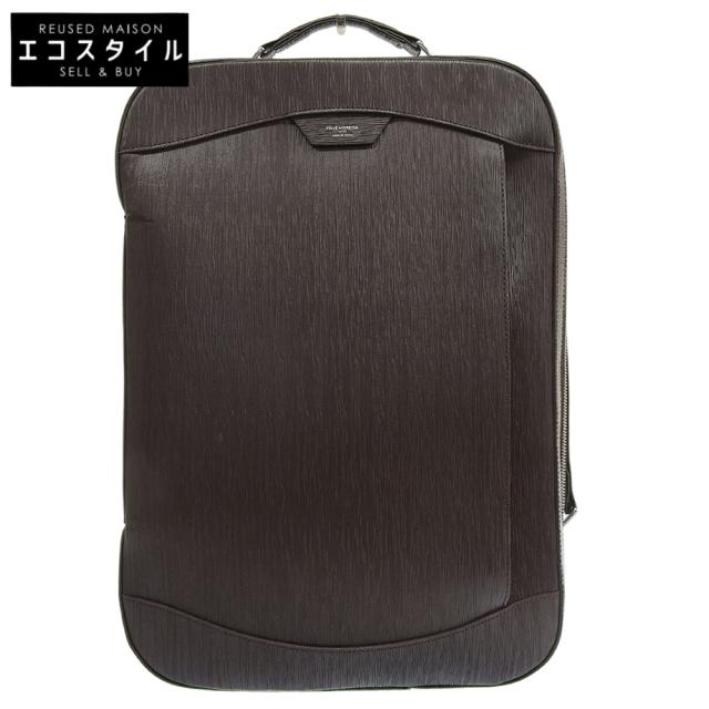 PELLE MORBIDA ペッレモルビダ ハンドバッグ ダークブラウン メンズ