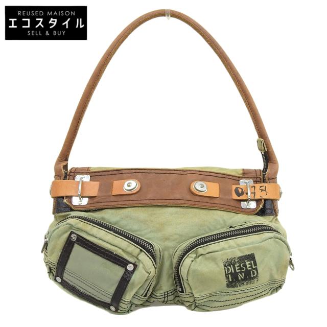 DIESEL ディーゼル ショルダーバッグ カーキ/ブラウン レディース