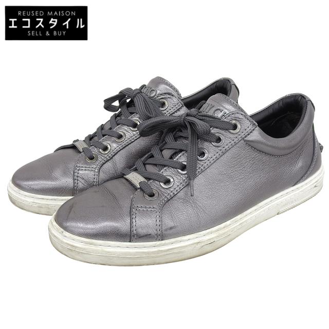 JIMMY CHOO ジミーチュウ シューズ 42 シルバー メンズ