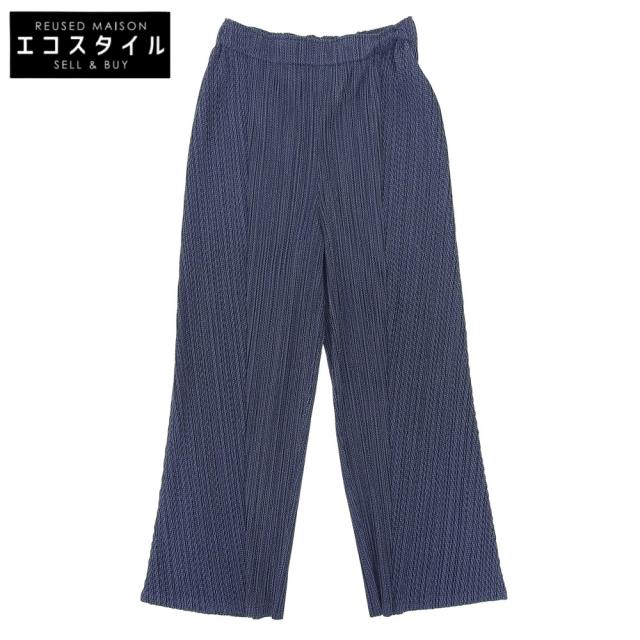 PLEATS PLEASE プリーツプリーズ ボトムス 2 ネイビー レディース
