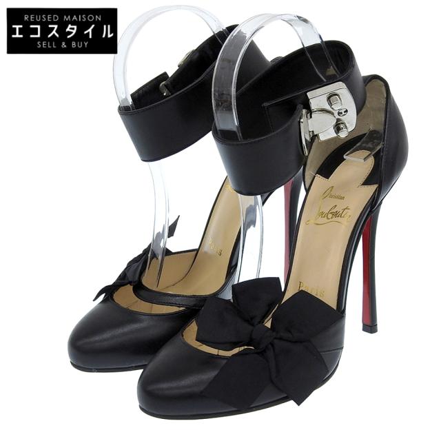 Christian Louboutin クリスチャンルブタン シューズ 37.5 ブラック レディース