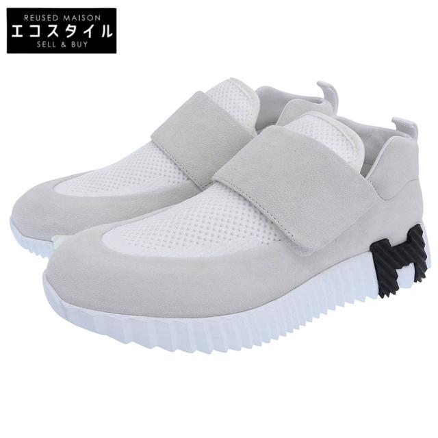 HERMES エルメス シューズ 37 ホワイト レディース