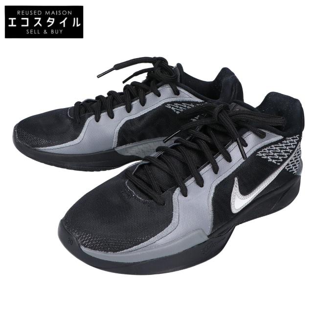 NIKE ナイキ シューズ 24.5 Black/Smoke Grey/Opti Yellow/llic Silver メンズ