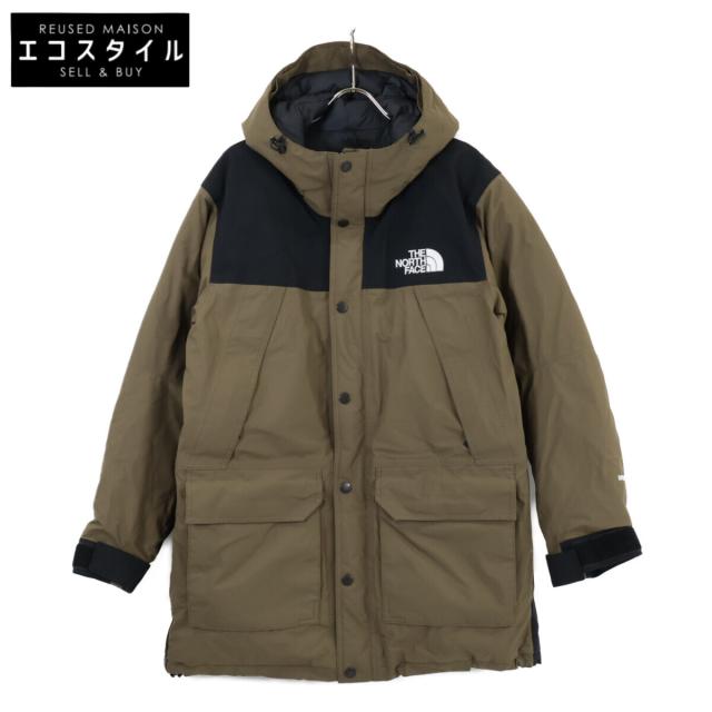 THE NORTH FACE ノースフェイス コート L カーキ×ブラック メンズ