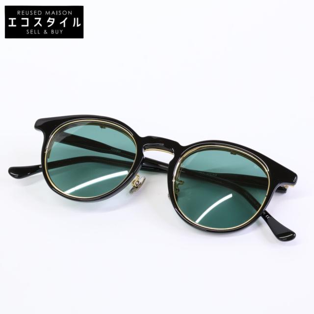 ayame アヤメ サングラス 47□21 ブラック/エメラルド