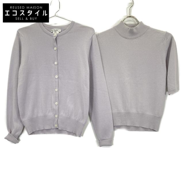 CELINE セリーヌ トップス 40 ライトグレー レディース