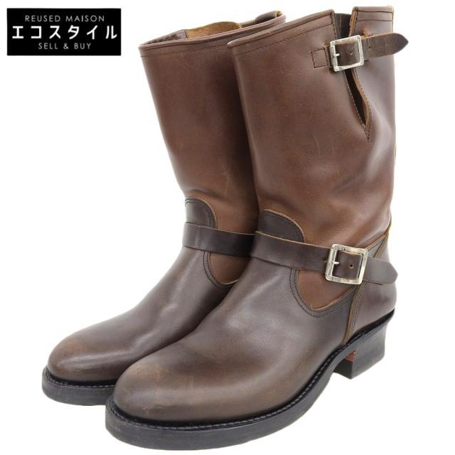 Attractions アトラクションズ シューズ 9 ブラウン メンズ