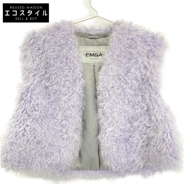 EMBA エンバ ベスト FR-42 ライトパープル レディース