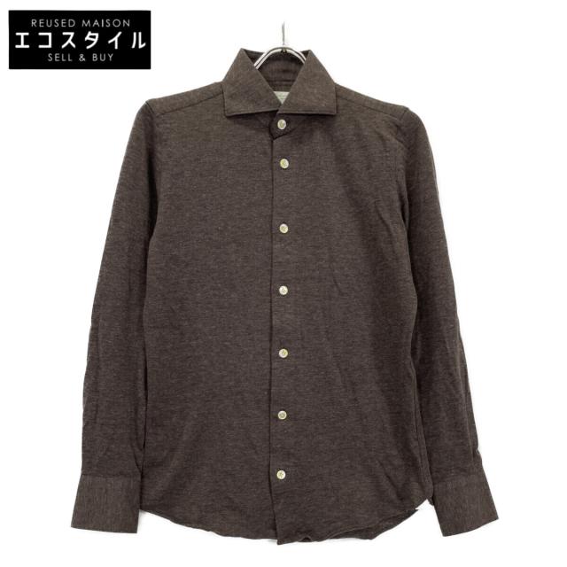 finamore フィナモレ トップス XS ブラウン メンズ