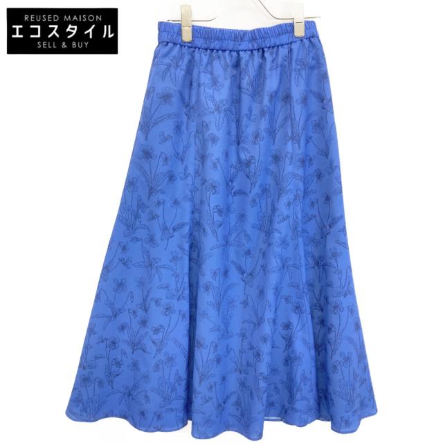 S ESSENTIALS エスエッセンシャルズ スカート 36 ブルー レディース
