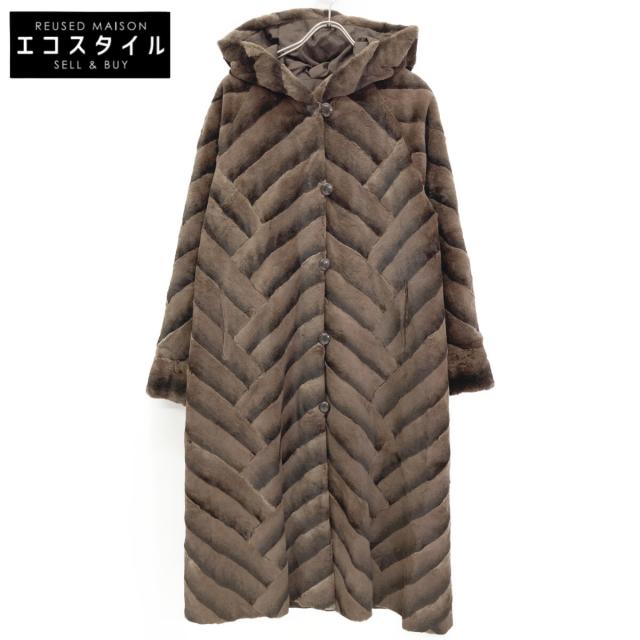 コート F ブラウン レディース