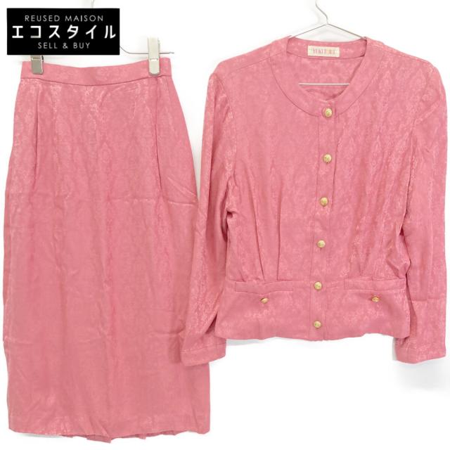 YUKITORII ユキトリイ スーツ セットアップ 9 ピンク レディース