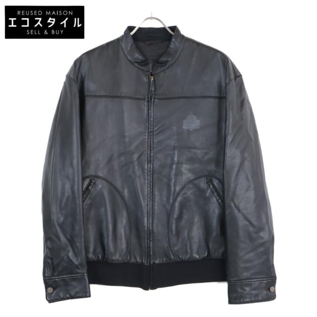 PAPAS パパス ジャケット L ブラック メンズ