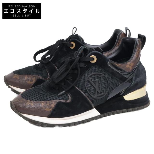 LOUIS VUITTON ルイヴィトン シューズ 36 1/2 ブラック/ブラウン レディース