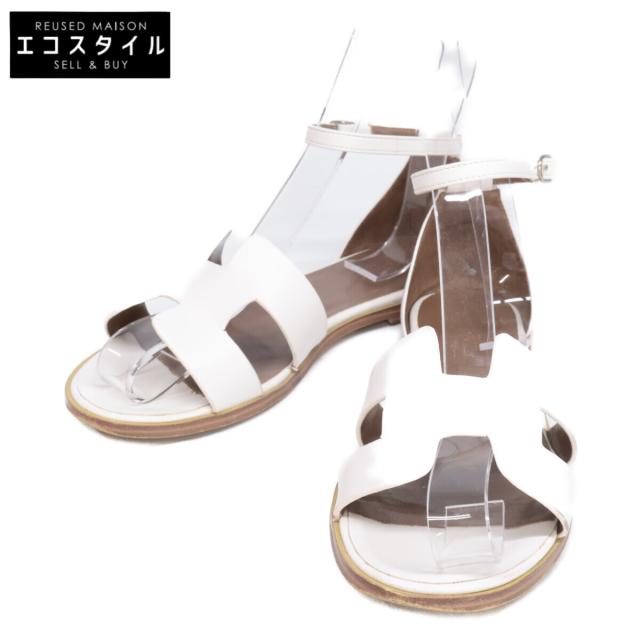 HERMES エルメス シューズ 35 ホワイト レディース
