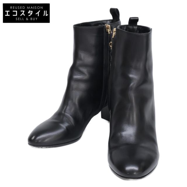 LOUIS VUITTON ルイヴィトン シューズ 38 1/2 ブラック レディース