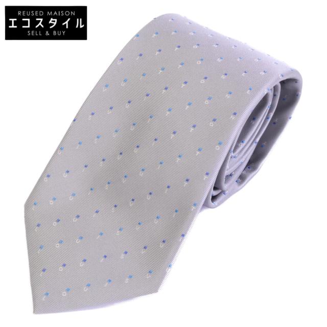 LOUIS VUITTON ルイヴィトン ネクタイ グレーシルバー メンズ
