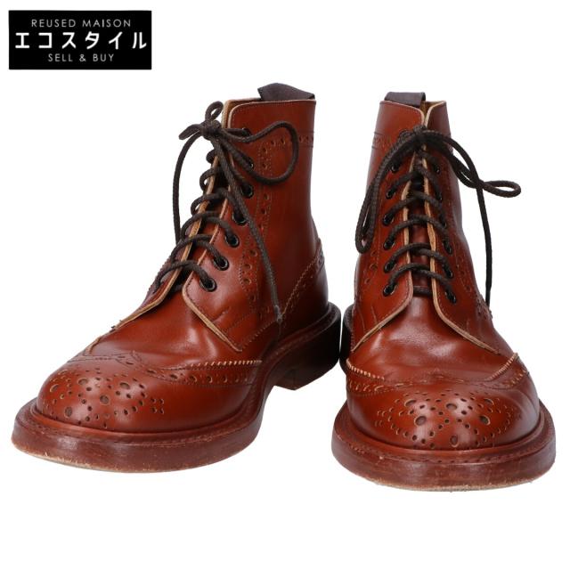 Trickers トリッカーズ シューズ 7 1/2-5 マロンアンティーク メンズ