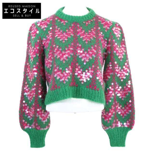 GUCCI グッチ トップス M グリーン レディース