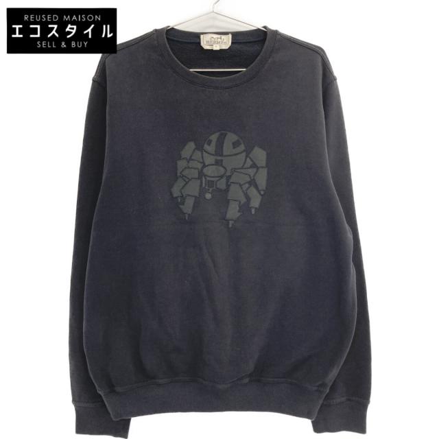 HERMES エルメス トップス XL ネイビー メンズ