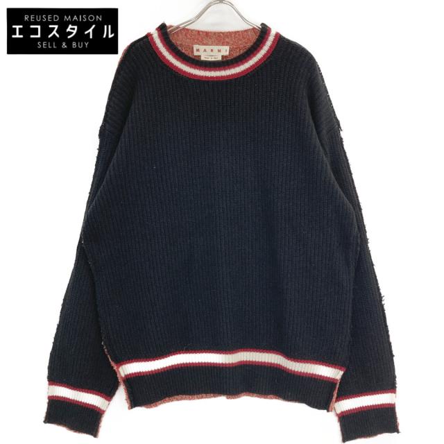 MARNI マルニ トップス 54 ブラック/レッド メンズ