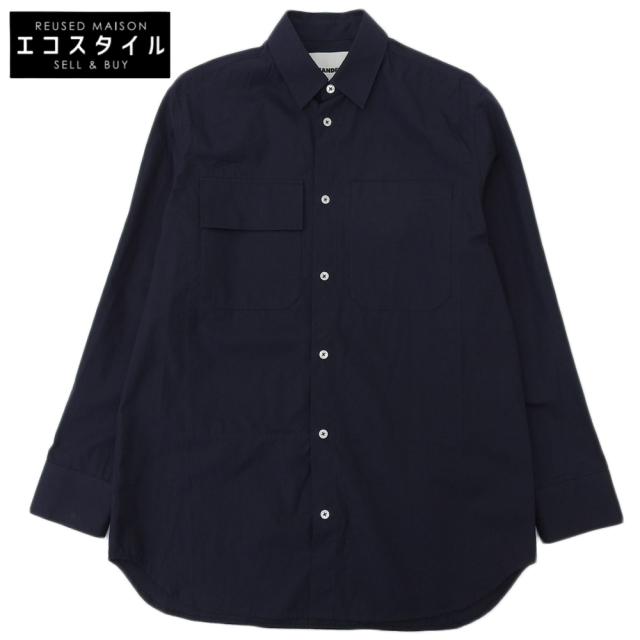 JIL SANDER ジルサンダー トップス 38 ネイビー メンズ