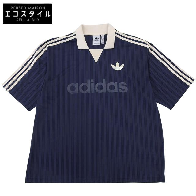 adidas アディダス トップス XL ネイビー メンズ