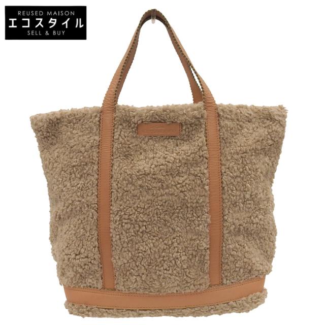 vanessabruno ヴァネッサブリューノ ハンドバッグ ベージュ レディース