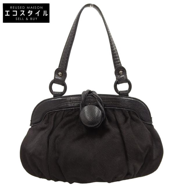 TODS トッズ ハンドバッグ ブラウン/ブラック レディース