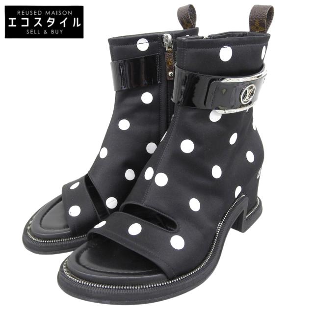 LOUIS VUITTON ルイヴィトン シューズ 38 ブラック レディース