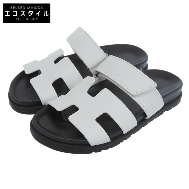 HERMES エルメス シューズ 36 ホワイト レディース