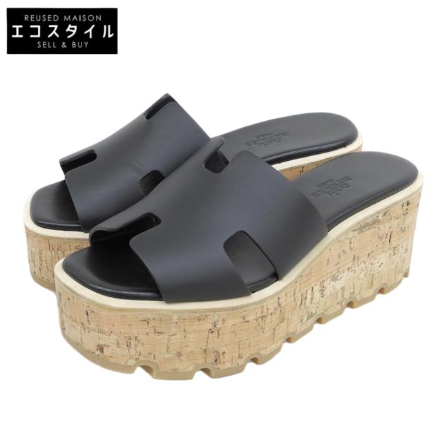 HERMES エルメス シューズ 34 ブラック レディース