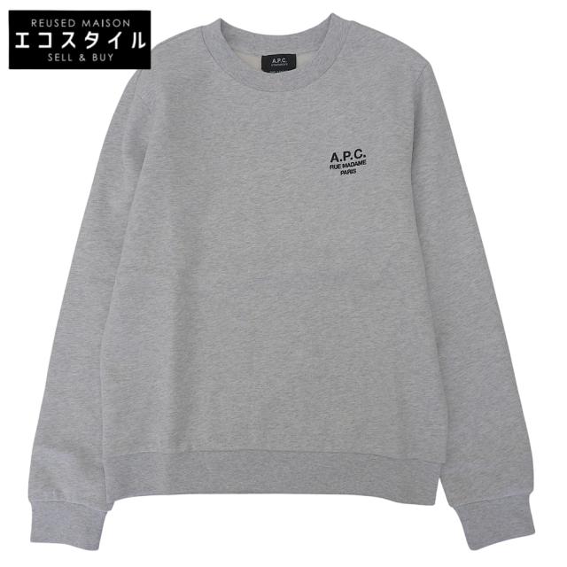A.P.C. アーペーセー トップス S グレー/ブラック メンズ