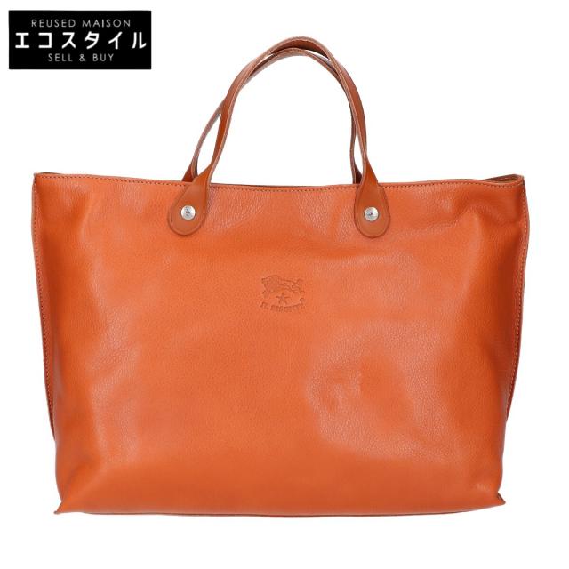 IL BISONTE イルビゾンテ トートバッグ オレンジ レディース