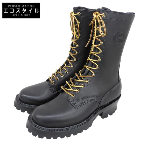 WHITES BOOTS ホワイツ シューズ 8 1/2 E ブラック メンズ