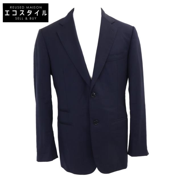 HERMES エルメス ジャケット 48 ネイビー メンズ