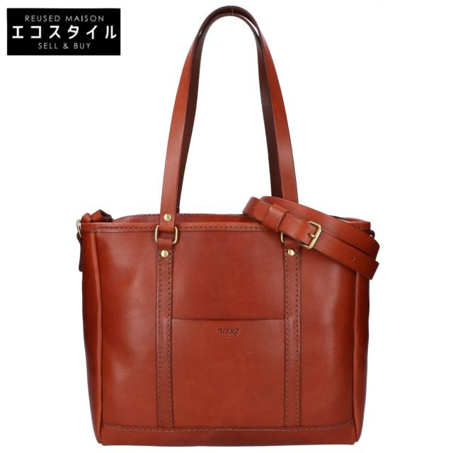 HERZ ヘルツ トートバッグ キャメル メンズ