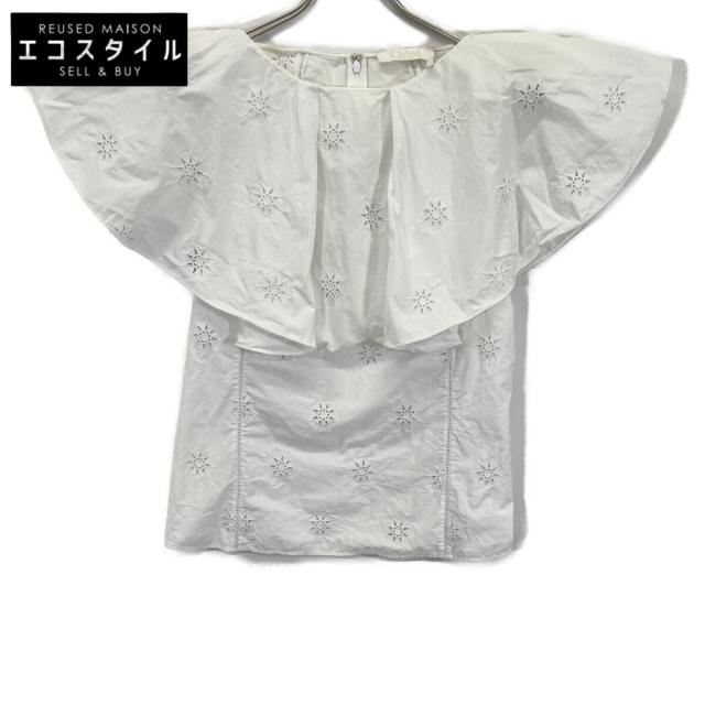 CHLOE クロエ トップス 36 ホワイト レディース