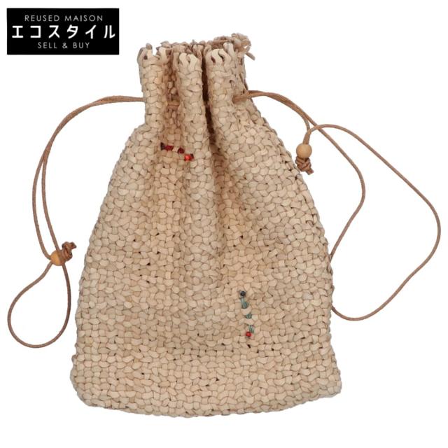 HENRY CUIR アンリークイール ハンドバッグ アイボリー レディース