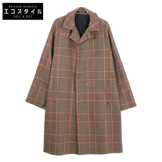 TAGLIATORE タリアトーレ コート 48 ブラウン×オレンジ メンズ