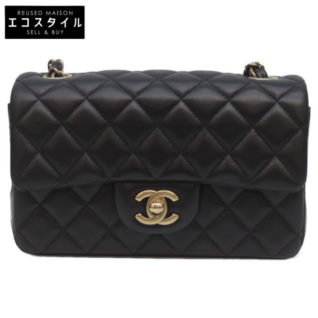 CHANEL シャネル ショルダーバッグ ブラック/GD金具 レディース