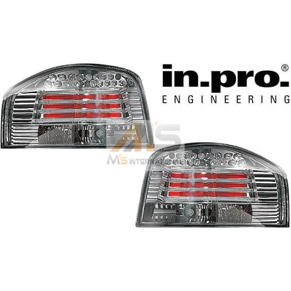 【M's】アウディA3 8P/3ドア（2003y-2006y）in.pro. LED テール レンズ（クリアー/スモーク）タイプ-1／／AUDI 社外品 インプロ テールレンズ 210466 M's】アウディA3 8P/3ドア（2003y-2006y）in.pro. LED テール レンズ