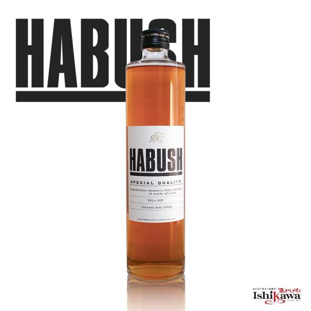 HABUSH ハブシュ 35度 500ml 【単品】Awich プロデュース 沖縄ハブ酒 泡盛 × ハーブリキュール 一部地域送料無料の通販は ...