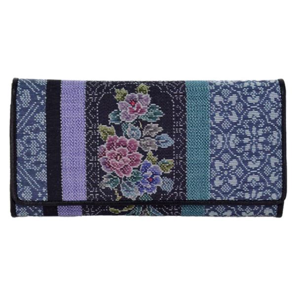 大島紬 長財布 花柄 小物 本場大島紬 仙太織物