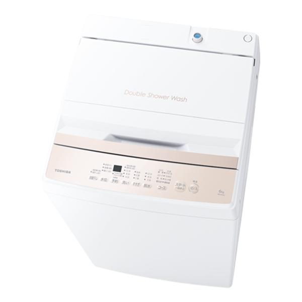東芝 タテ型 全自動洗 AW-6GA4-W ピュアホワイト濯機 洗濯・脱水6kg【L】
