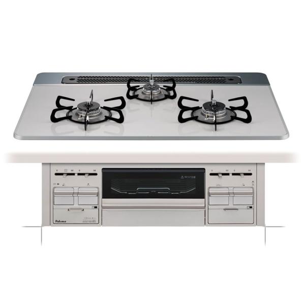 パロマ ビルトインコンロ 75cm repla PD-509WS-75CV LPガス【L】