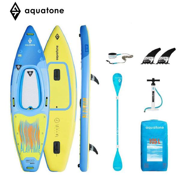 SUP インフレータブル スタンドアップパドルボード AQUA TONE アクアトーン PLAYTIME プレイタイム TK-080 サップ 標準セット