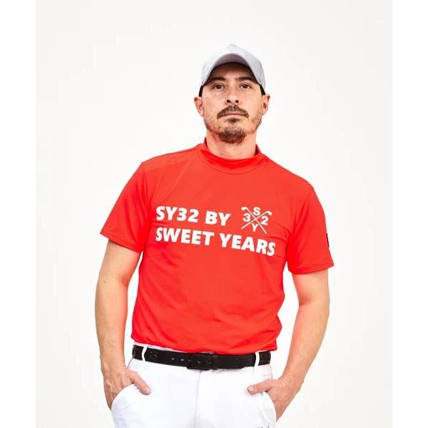 お取り寄せ SY32 by SWEET YEARS モックネックシャツ メンズ ブランド おしゃれ ゴルフ スポーツ 11305-4s