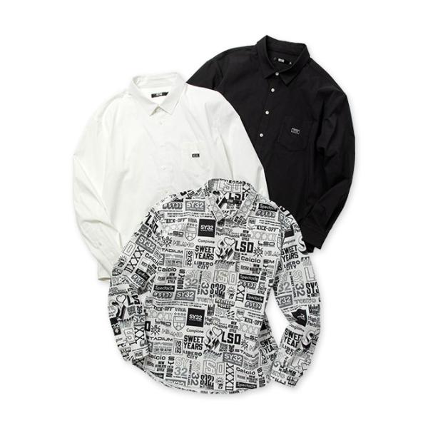 SY32 by sweet years シャツ 長袖 ストレッチ メンズ おしゃれ ブランド 12544